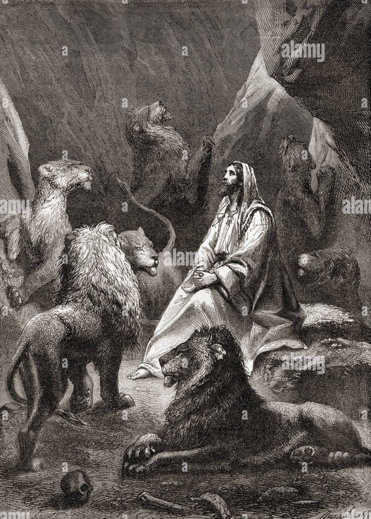 Daniel en el foso de los leones – Monasterio Benedictino San José